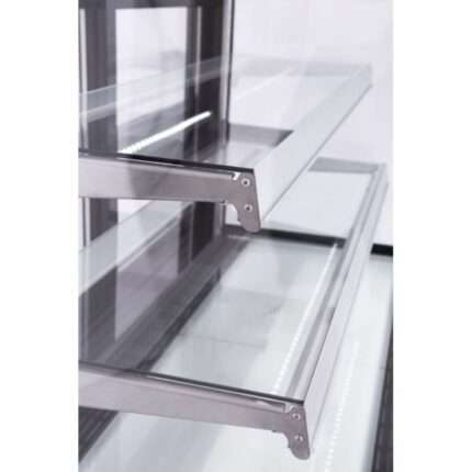 Marchia MB60-B 60" Black Curved Glass Refrigerated Bakery Display Case ...