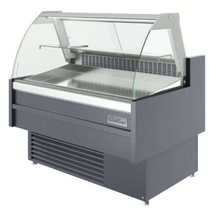 Coldline SDC48-F 48" Refrigerated Fish Display Case with Ice Bin and ...