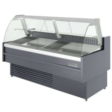 Coldline SDC72-F 72" Refrigerated Fish Display Case with Ice Bin and ...
