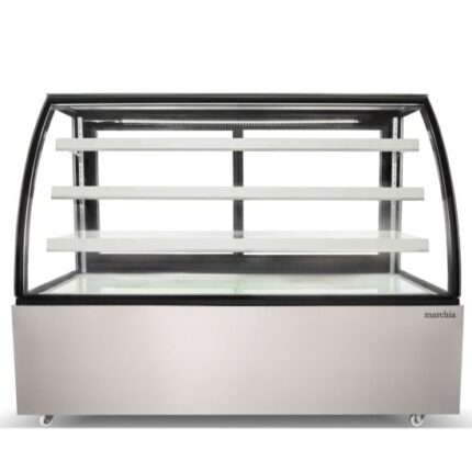 Marchia MBT72 72" Curved Glass Refrigerated Bakery Display Case, High ...